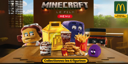 McDo x Minecraft, The Movie - Place des Halles - Centre Commercial ...